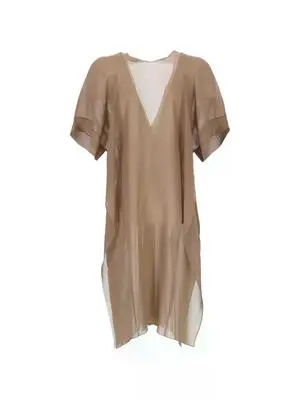 D.exterior Sheer Silk Cape