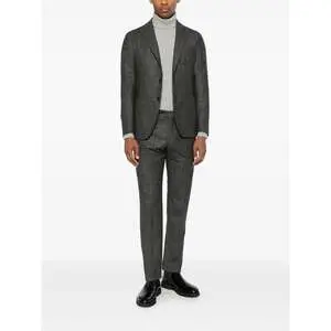 Tagliatore Grey Suits Single Breasted Suits - Gray