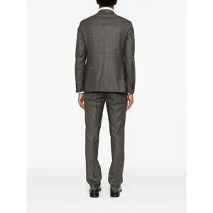 Tagliatore Grey Suits Single Breasted Suits