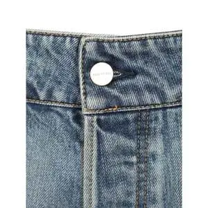 Fear Of God Indigo Denim Shorts With Button Fastening And Tonal Stitching - Blue