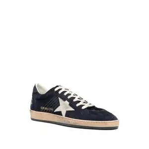 GOLDEN GOOSE Suede Low-top Sneakers With Star Appliqu