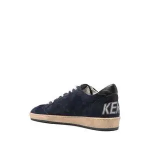 GOLDEN GOOSE Suede Low-top Sneakers With Star Appliqu