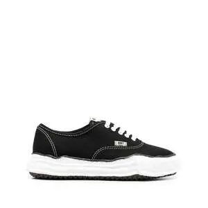 Mihara Yasuhiro Low Top Canvas Trainers - Black