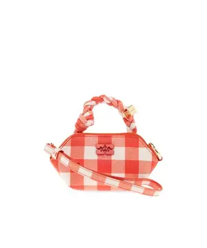 GANNI Checked Nano Bou Bag