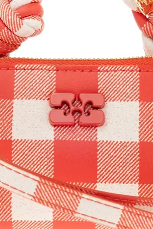 GANNI Checked Nano Bou Bag