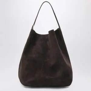 TOTEME Suede Tote Bag - Brown