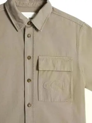 CIARAN Cc1 Embroidered Cotton Shirt