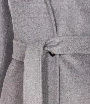 Max Mara Belted Coat - Gray
