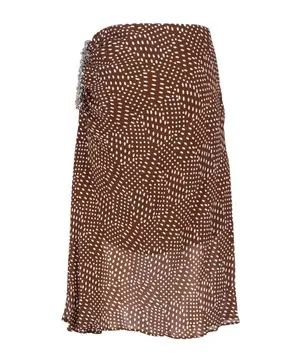 Dries Van Noten Embellished Dot Printed Skirt