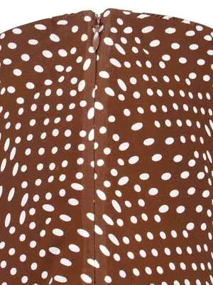 Dries Van Noten Embellished Dot Printed Skirt