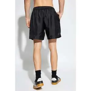Amiri Silk Shorts With Graphic Print