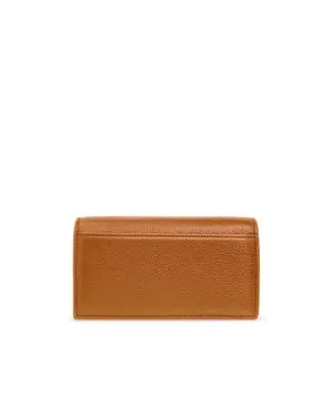 Tory Burch Leather Satchel Bag With Logo Plaque