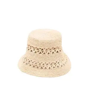 Zimmermann Straw Sun Hat - Cream