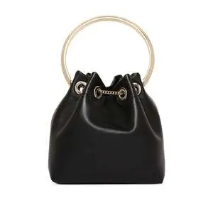 JIMMY CHOO Bon Bon Bucket Bag - Black