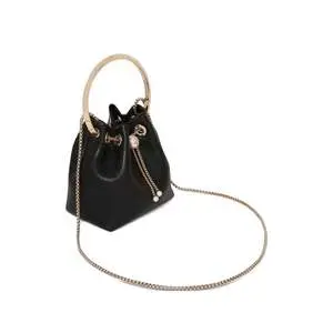JIMMY CHOO Bon Bon Bucket Bag - Black