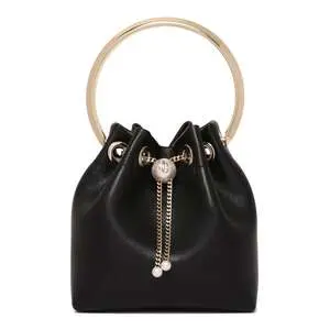 JIMMY CHOO Bon Bon Bucket Bag - Black