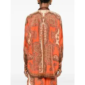 Zimmermann Paisley Print Silk Shirt
