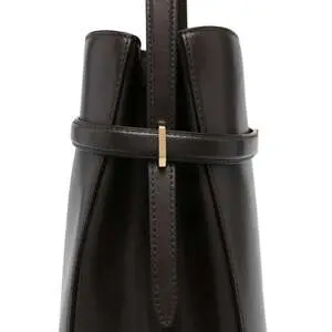 TOTEME Bark Calf Leather Tote Bag - Brown