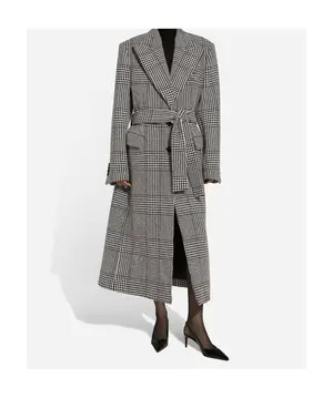 Dolce & Gabbana Checked Single-breasted Coat