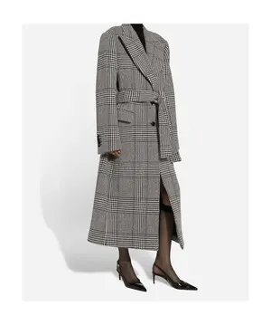 Dolce & Gabbana Checked Single-breasted Coat