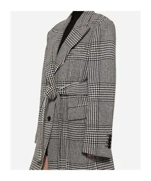 Dolce & Gabbana Checked Single-breasted Coat