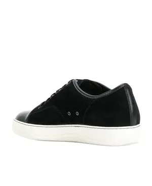 LANVIN Round Toe Lace Up Sneakers