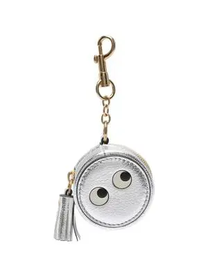 ANYA HINDMARCH Eyes Tassel Keyring - Silver