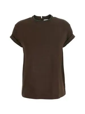 Brunello Cucinelli Trimmed T-shirts For Women