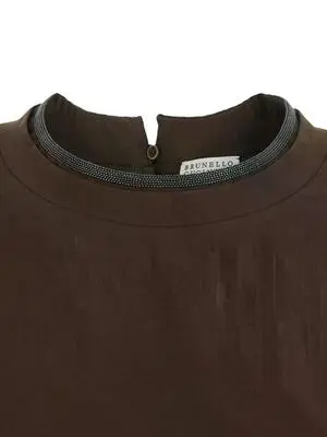 Brunello Cucinelli Monili-trim T-shirt