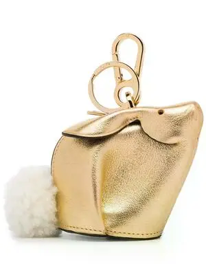Loewe Bunny Bag Charm - Metallic