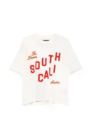 Amiri Logo-print T-shirt - Neutrals