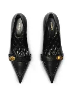 Burberry Leather Cotswolds Low Pumps