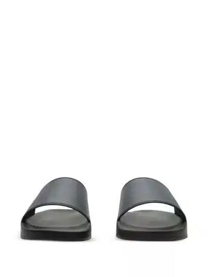 Burberry Check Slides - Blue