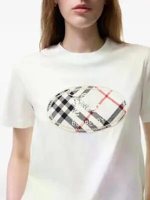 Burberry Knight Stamp Cotton T-shirt