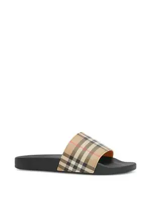 Burberry Check Slides