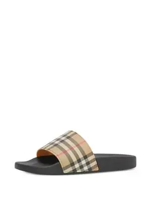 Burberry Check Slides