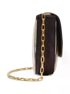 Burberry Mini Highlands Chain Crossbody Bag - Neutrals