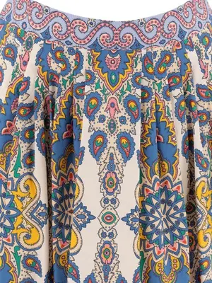 Etro Paisley Printed Midi Skirt