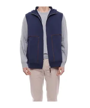 Brunello Cucinelli Sleeveless Zip-up Hooded Vest