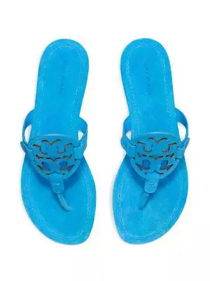 Tory Burch Miller Suede Sandals - Blue