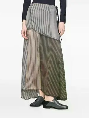 MAISON MARGIELA Patchwork Maxi Skirt - Grey