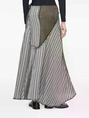 MAISON MARGIELA Patchwork Maxi Skirt - Grey
