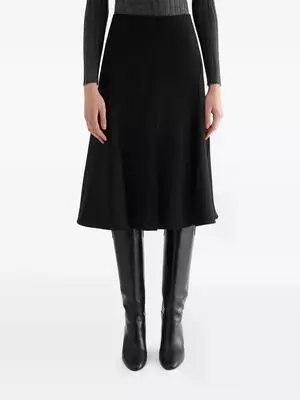 JIL SANDER Sablé A-line Midi Skirt