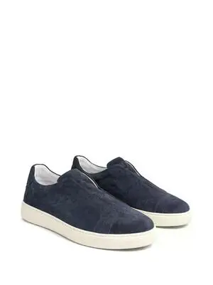 POCHE PARIS Suede Slip-on Sneakers