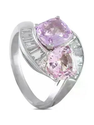 LB EXCLUSIVE Sapphire And Diamond Ring - Silver