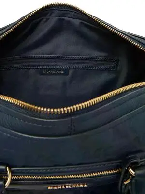 Michael Kors Medium Jet Set Travel Logo-embossed Leather Holdall