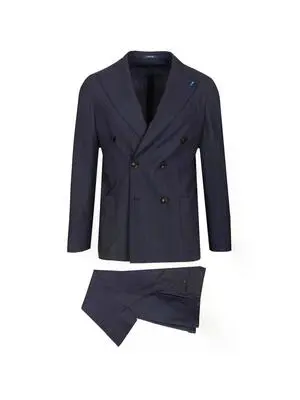 GUARINUCCI Pinstripe Double-breasted Suit