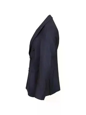 GUARINUCCI Pinstripe Double-breasted Suit