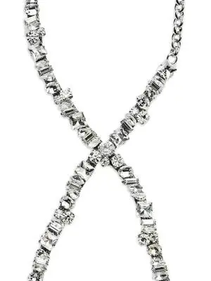 Patrizia Pepe Diamond Cut Shoe Anklet - Silver