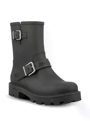 JIMMY CHOO Buckled Biker Boots